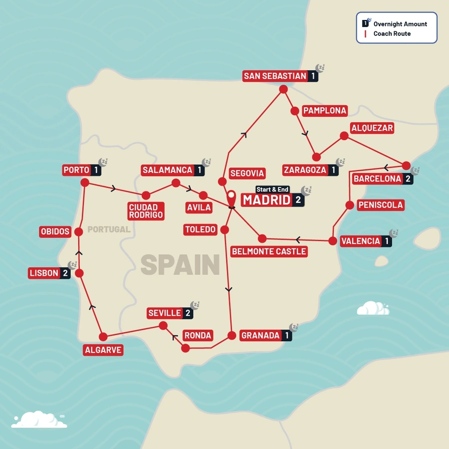Tour | Spain & Portugal Explorer | Expat Explore Travel | ESX
