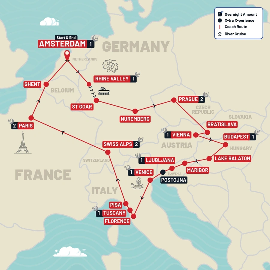 Tour | Europe Jewel | Expat Explore Travel | EJ