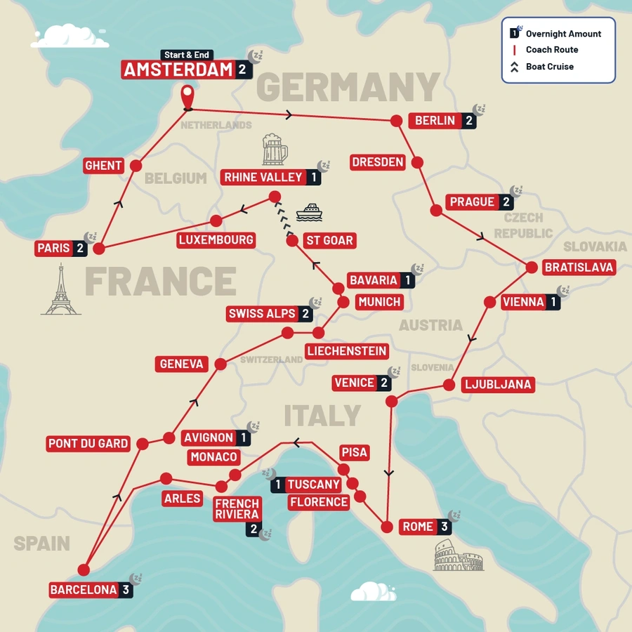 Tour | Ultimate Europe | Expat Explore Travel | EU