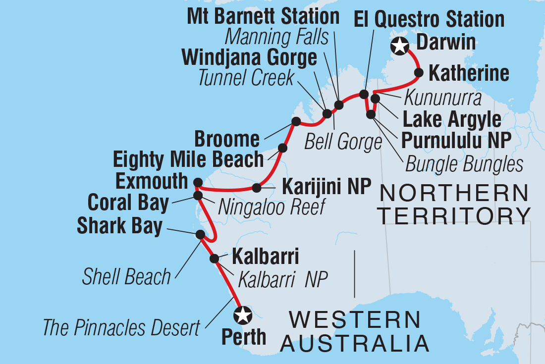 Tour | Darwin to Perth Overland | Intrepid Travel | PKOPC