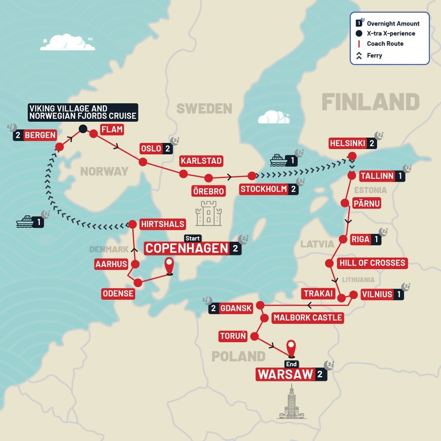 Tour | Best Of Scandinavia & The Baltics | Expat Explore Travel | ESHW